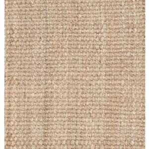 SAFAVIEH Natural Fiber Collection Accent Rug - 2' x 3', Natural, Handmade Tassel Jute, Ideal for High Traffic Areas in Entryway, Living Room, Bedroom (NF467A)