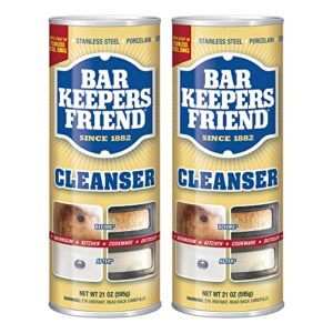 bar keepers friend® 11514 21 oz cleaner & polish (pack of 2)