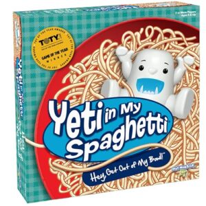 yeti in my spaghetti family game, board games for kids ages 4, 5, 6, 7, 8, kids board games, preschool games, award-winning board games for kids 6-8, games for family game night