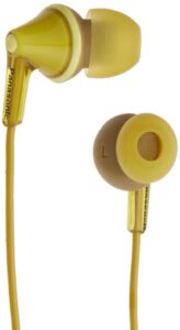 panasonic rp-hje125-y wired earphones, yellow