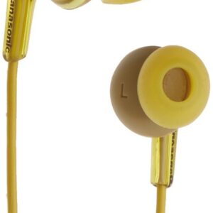 Panasonic RP-HJE125-Y Wired Earphones, Yellow