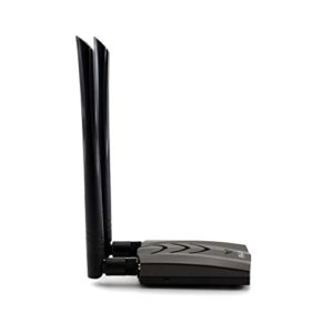 Alfa Long-Range Dual-Band AC1200 Wireless USB 3.0 Type-C Wi-Fi Adapter w/2x 5dBi External Antennas – 2.4GHz 300Mbps/5GHz 867Mbps – 802.11ac & A, B, G, N