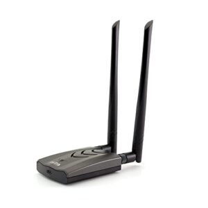 Alfa Long-Range Dual-Band AC1200 Wireless USB 3.0 Type-C Wi-Fi Adapter w/2x 5dBi External Antennas – 2.4GHz 300Mbps/5GHz 867Mbps – 802.11ac & A, B, G, N