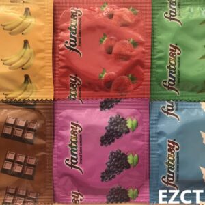 Fantasy Flavored Condoms Pack 72 Condoms : Variety of Flavors Such As Vanilla, Strawberry, Mint, Grape, Chocolate, and Banana. [The Random Fun That You Will Not Know Until You Have Used.]