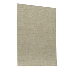 Senso Clear Primed Linen Panels - 12x12-3 Pack of Panels for Painting Oils, Acrylics, Pastels and More