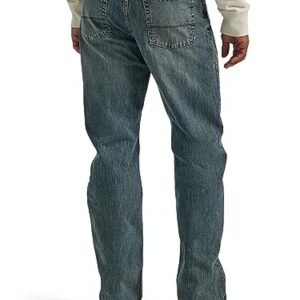 Wrangler Authentics Men's Relaxed Fit Boot Cut Jean, Tinted Mid Shade, 38W x 30L