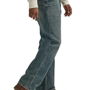 Wrangler Authentics Men's Relaxed Fit Boot Cut Jean, Tinted Mid Shade, 38W x 30L