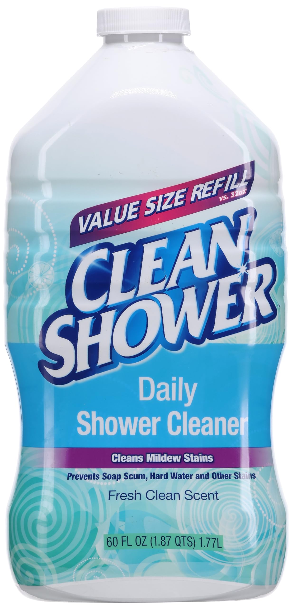 Clean Shower Daily Shower Cleaner Refill 60oz (Packaging May Vary)