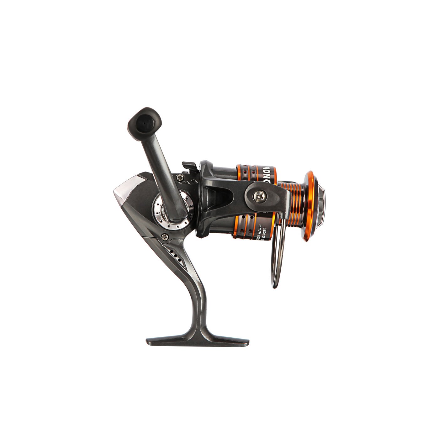 PLUSINNO HongYing Series Fishing Reels Spinning Freshwater Saltwater with 5.2:1 Gear Ratio Metal Body Left/Right Interchangeable Collapsible Handle Spinning Fishing Reel(Fishing Reel)