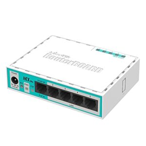 mikrotik routerboard hex lite 5 ports router 5 x 10/100 poe osl4 - (rb750r2)