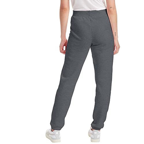 Hanes Womens Ecosmart Sweatpants, Midweight Fleece Joggers With Cinched Legs, 30" Athletic-sweatpants, Slate Heather, X-Large US