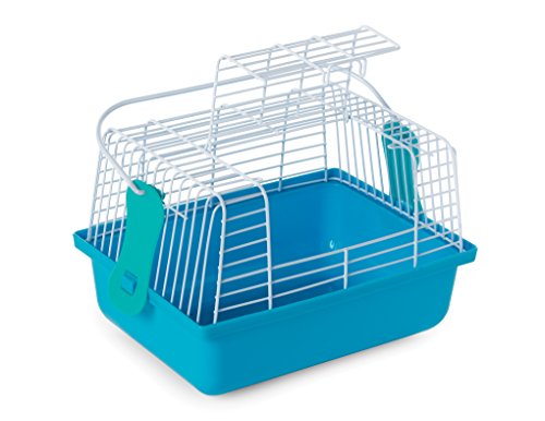 Prevue Pet Products Travel Cage for Birds and Small Animals, Blue (SP1304BLUE), 9.0" L x 5.6" W x 6.1" H