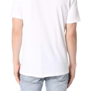 Calvin Klein Men's Cotton Classics Short Sleeve V-Neck T-Shirt, White (3 Pack), Large