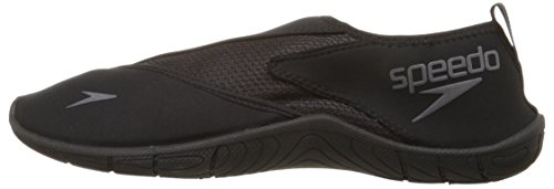 Speedo mens Surfwalker Pro 3.0 athletic water shoes, Speedo Black, 11 US