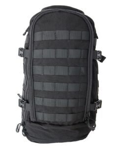 hanks surplus military 26l ilbe style tactical assault patrol molle backpack (black)