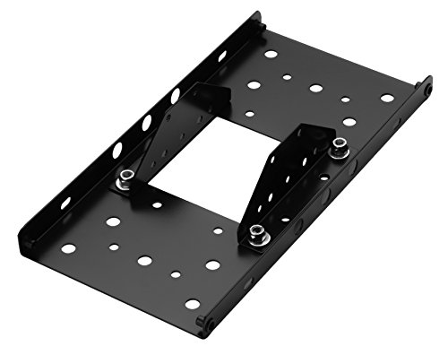 Architectural Mailboxes 7540B-10 4x4 Adapter Plate Accessory, 4" x 4", Black