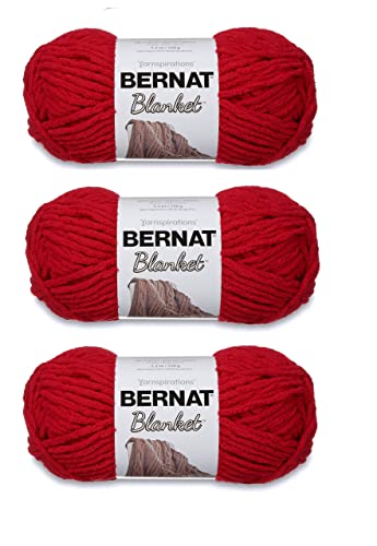 Bernat Blanket Yarn (3-Pack) Cranberry 161200-705