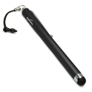 boxwave stylus pen compatible with panasonic toughpad fz-m1 - capacitive stylus, rubber tip capacitive stylus pen for panasonic toughpad fz-m1 - jet black