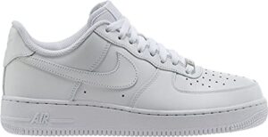 nike men's air force 1 sneaker, white, 9.5