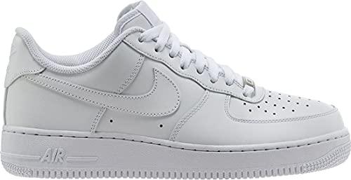 Nike Men's Air Force 1 Sneaker, White, 9.5