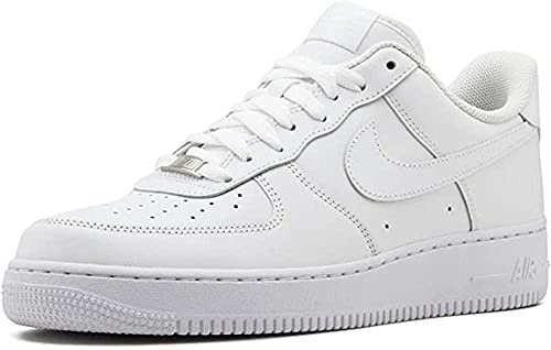 Nike Men's Air Force 1 Sneaker, White, 9.5