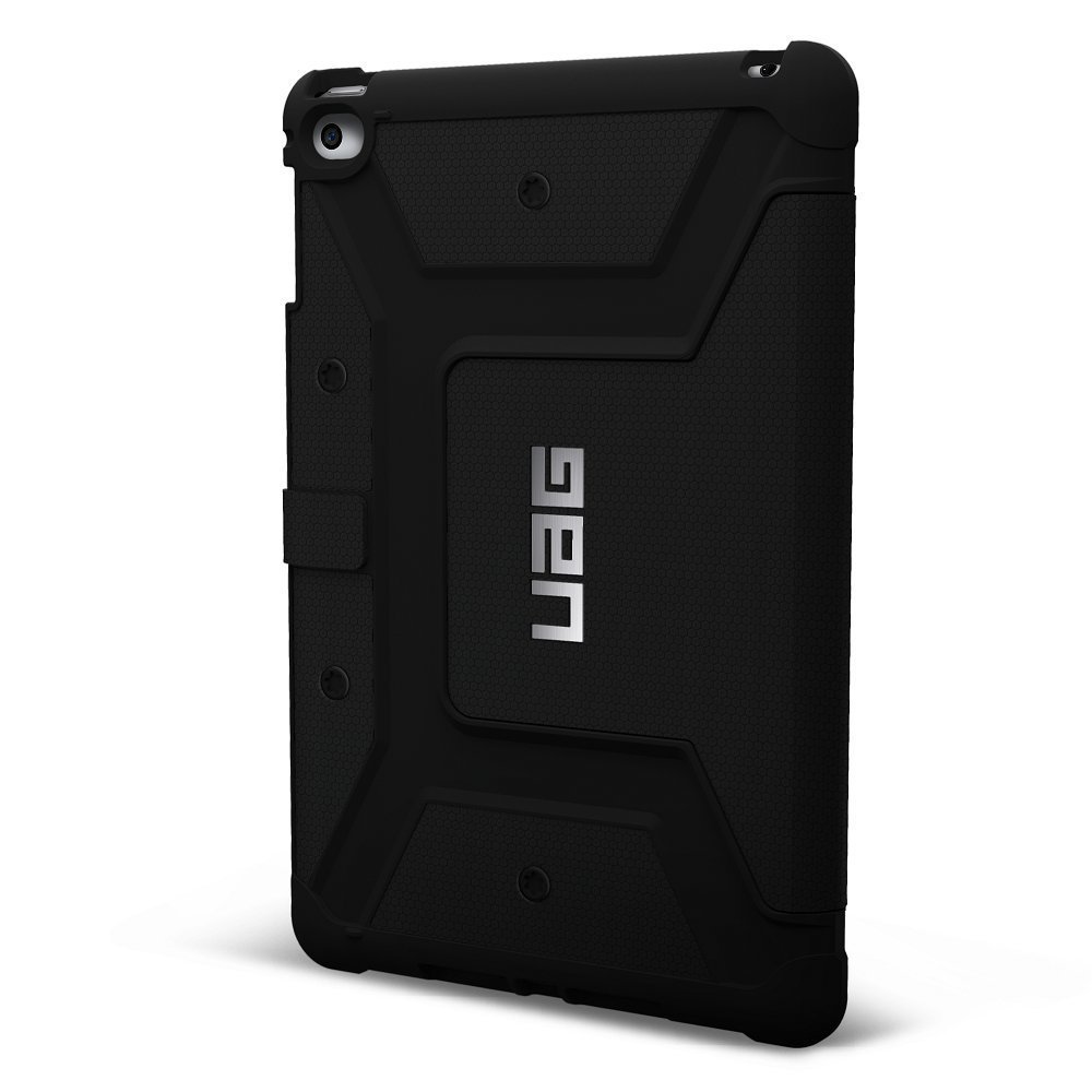 UAG Folio iPad Mini 4 Retina Feather Light Composite [Black] Military Drop Tested iPad Case