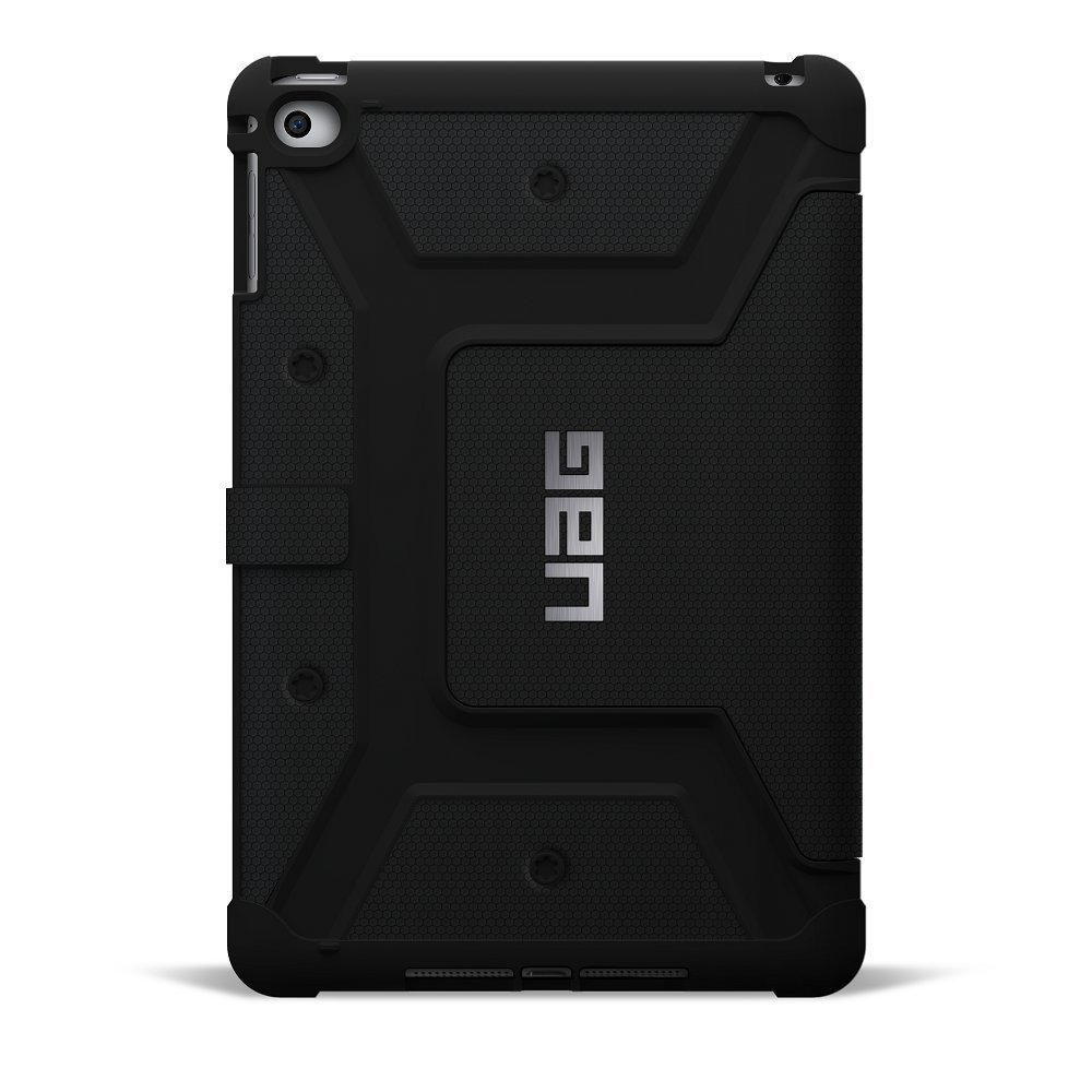 UAG Folio iPad Mini 4 Retina Feather Light Composite [Black] Military Drop Tested iPad Case