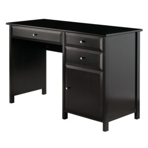 winsome delta home office, black