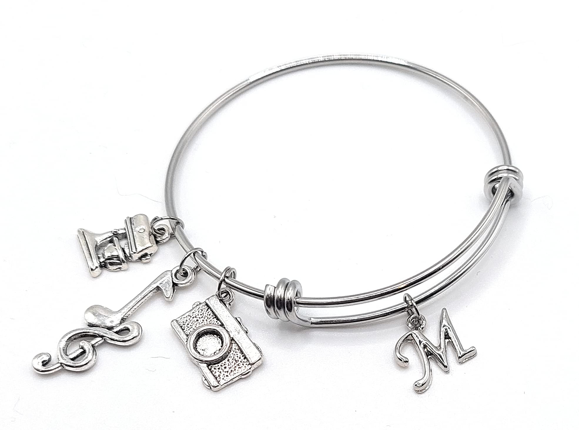 Custom Design Your Own Charm Bracelet Expandable Bangle Personalized Jewelry Pick Your Charms