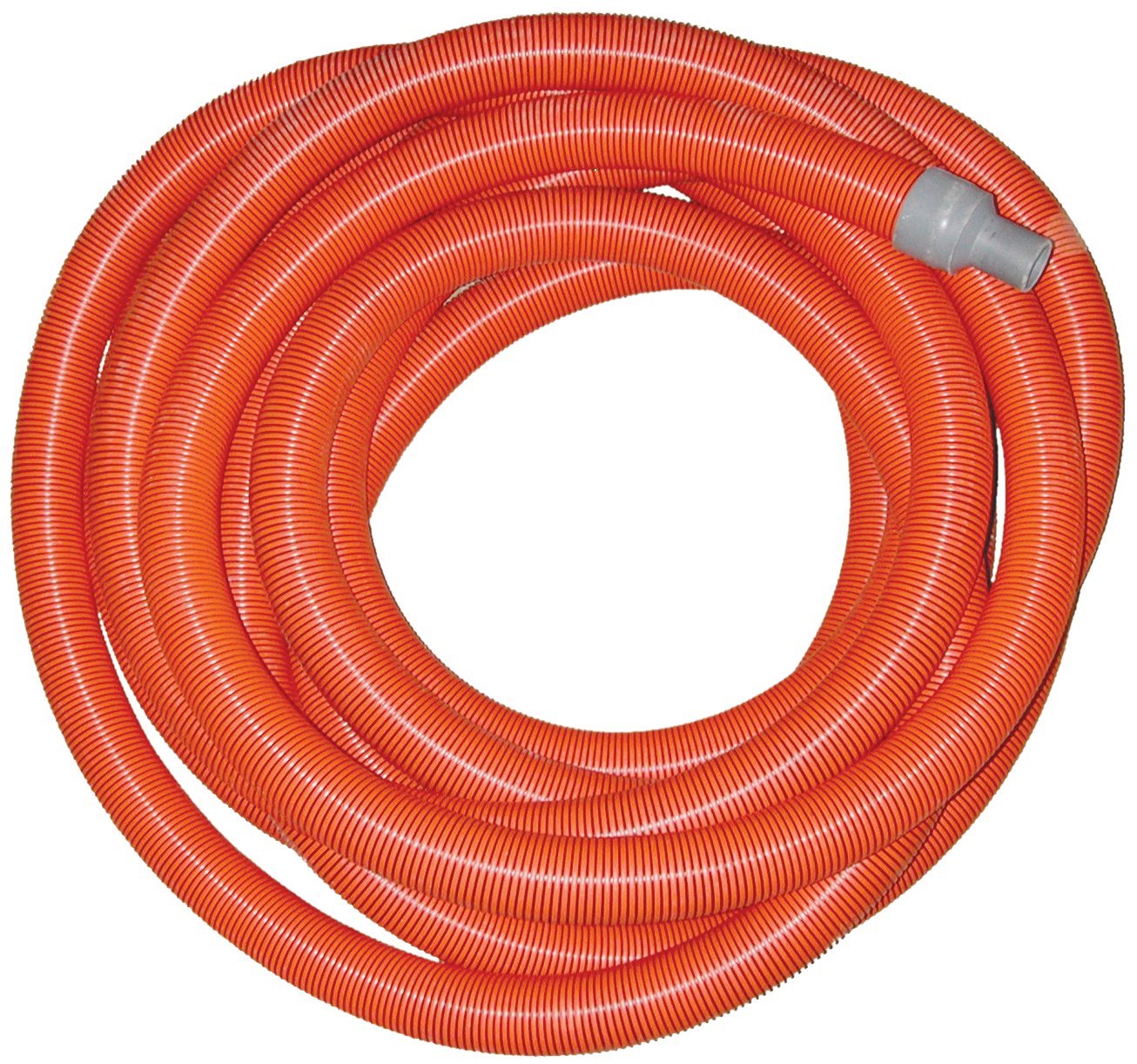 Hydro-Force AH31H Carpet Cleaning Vacuum Hose with Cuffs for Truck Mounts and Portable Extractor, 1.5" x 50', Orange