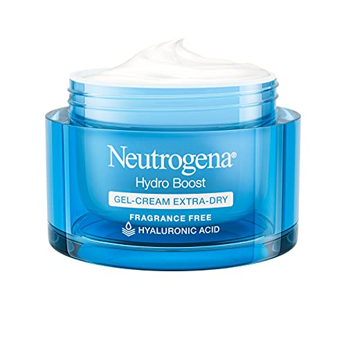 Neutrogena Hydro Boost Hyaluronic Acid Hydrating Gel-Cream Face Moisturizer to Hydrate & Smooth Extra-Dry Skin, Oil-Free, Fragrance-Free, Non-Comedogenic & Dye-Free Face Lotion, 1.7 oz