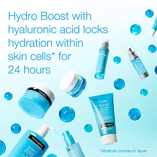 Neutrogena Hydro Boost Hyaluronic Acid Hydrating Gel-Cream Face Moisturizer to Hydrate & Smooth Extra-Dry Skin, Oil-Free, Fragrance-Free, Non-Comedogenic & Dye-Free Face Lotion, 1.7 oz