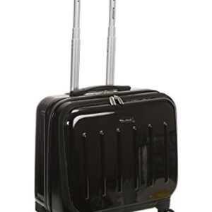 Rockland Revolution Hardside Rolling Computer Case, Black, Carry-On 17-Inch