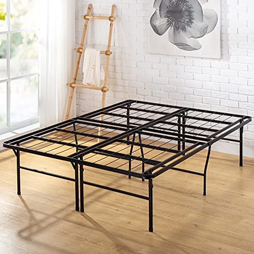 ZINUS SmartBase Heavy Duty Mattress Foundation / 18 Inch Metal Platform Bed Frame / No Box Spring Needed / Sturdy Steel Frame / Underbed Storage, Full