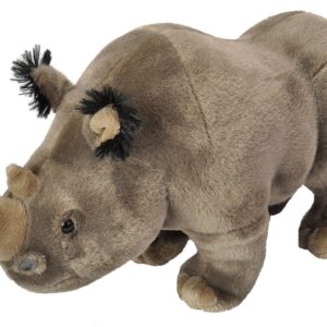 Wild Republic White Rhino Plush, Stuffed Animal, Plush Toy, Gifts for Kids, Cuddlekins 12