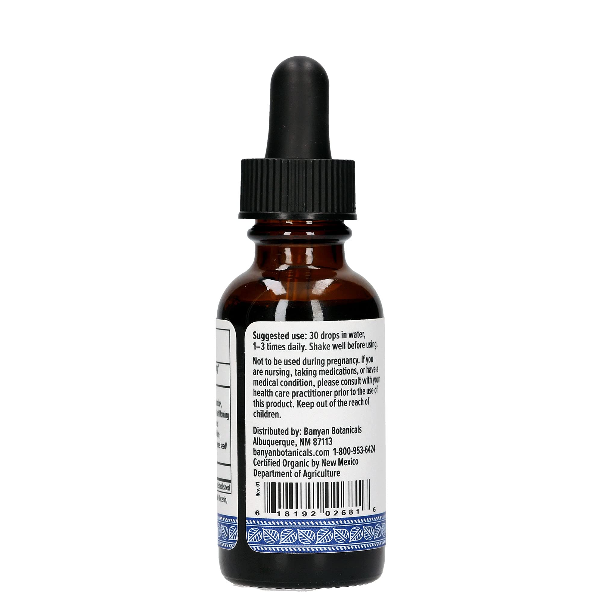 Banyan Botanicals Organic Focus Liquid Extract, USDA Certified Organic, Ayurvedic Herbal Nootropic Formula Designed to Provide Mental Support When You Need to be Focused, Aware, and Alert.