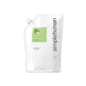 simplehuman moisturizing liquid hand soap refill pouch, 34 fl oz (pack of 1), cucumber