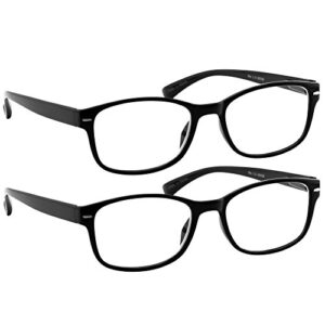 truvision readers reading glasses - 9505h- 2 black - +1.50