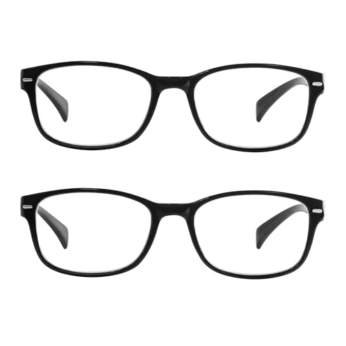 TruVision Readers Reading Glasses - 9505H- 2 Black - +1.50