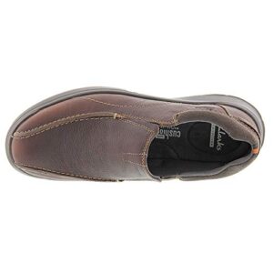 Clarks Men's Cotrell Step Slip-on Loafer,Brown Oily,10 W US