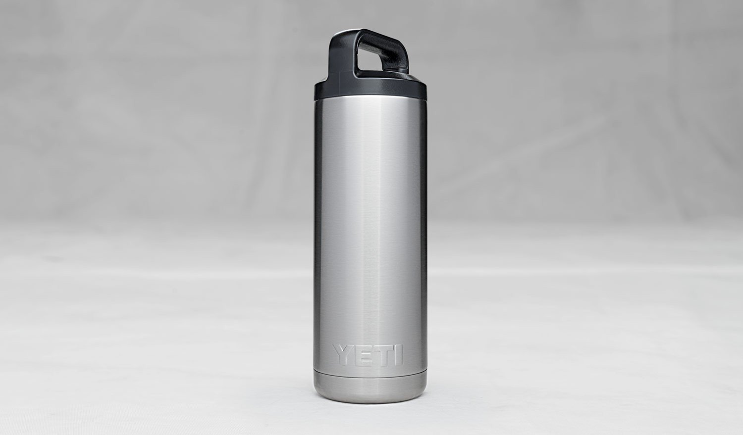 YETI Rambler 18 oz Bottle, Vacuum Insulated, Stainless Steel with TripleHaul Cap, Stainless