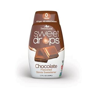 sweetleaf sweet drops liquid stevia sweetener, chocolate, 1.7 ounce