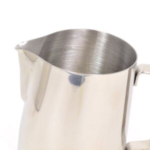 Rhino Coffee Gear Rhino Classic Milk Pitcher 12OZ, 12 oz, Silver