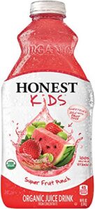 honest kids super fruit punch, 59 ounce (pack of 8) (packaging may vary)