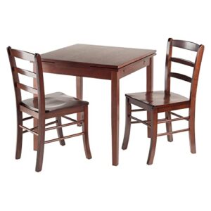 winsome pulman dining, 48.03" w x 29.92" d x 29.29" h, walnut