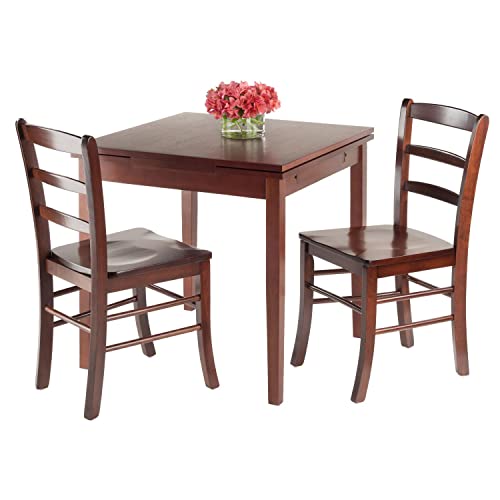 Winsome Pulman Dining, 48.03" W x 29.92" D x 29.29" H, Walnut