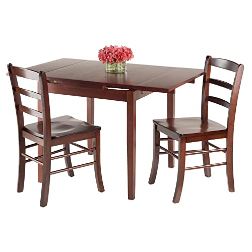 Winsome Pulman Dining, 48.03" W x 29.92" D x 29.29" H, Walnut