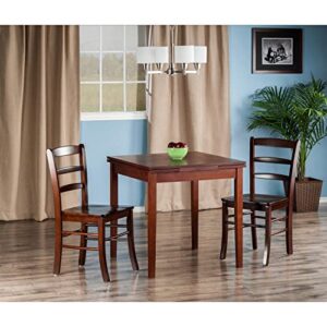 Winsome Pulman Dining, 48.03" W x 29.92" D x 29.29" H, Walnut