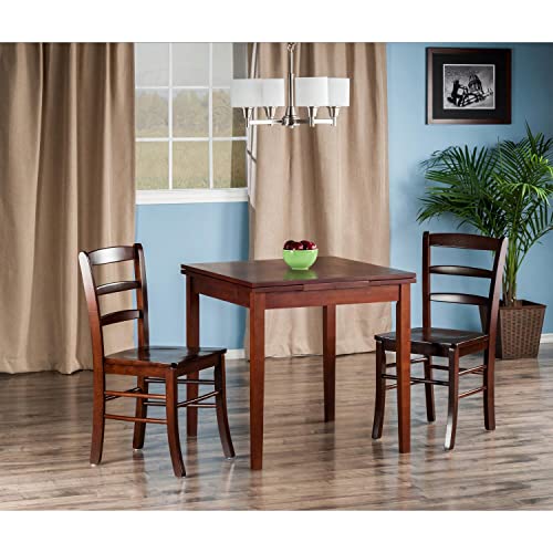 Winsome Pulman Dining, 48.03" W x 29.92" D x 29.29" H, Walnut