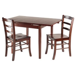 Winsome Pulman Dining, 48.03" W x 29.92" D x 29.29" H, Walnut